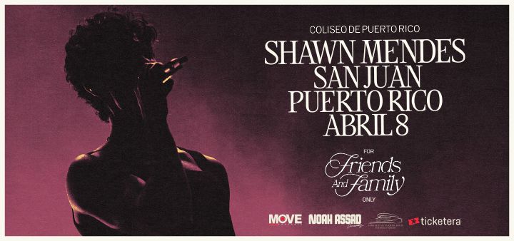 Shawn Mendes Latin America 2025 Tickets, Coliseo de Puerto Rico - San Juan, Puerto Rico, April 8 ...
